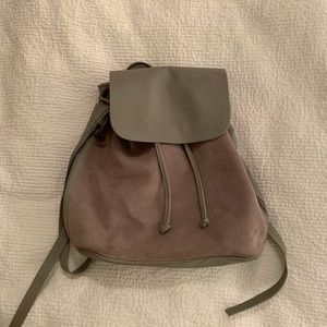 Urban Outfitters | Bags | Grey Urban Outfitters Suede Backpack | Poshmark